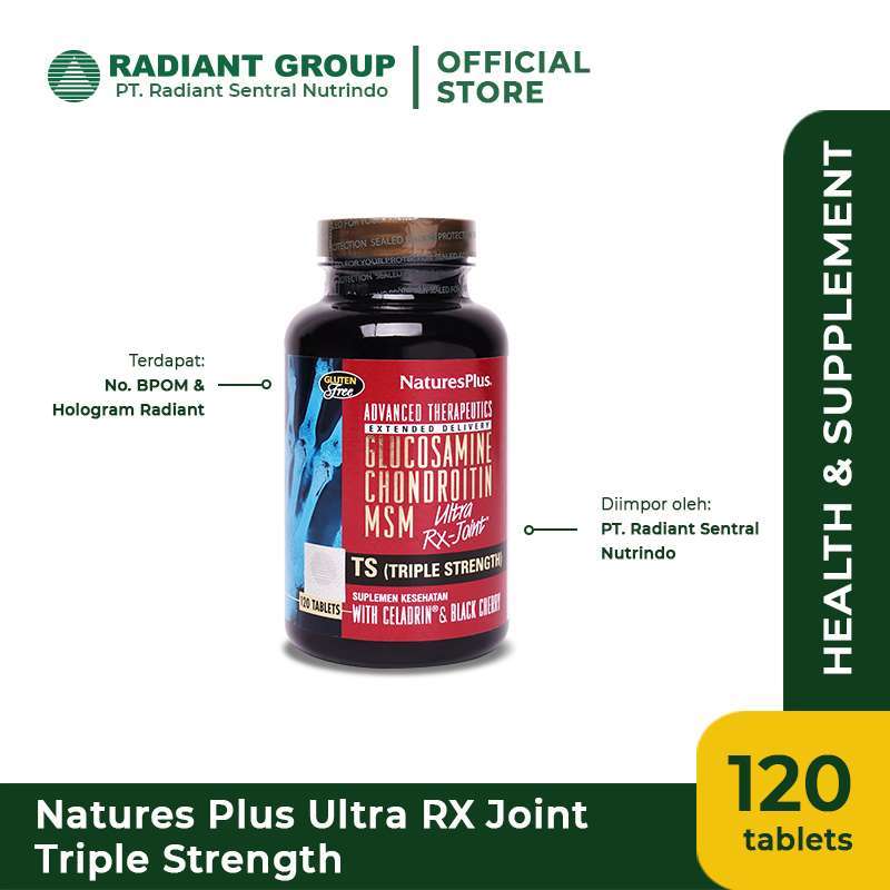 Jual Natures Plus Ultra Rx-joint Triple Strength - 120 Tablets Di ...