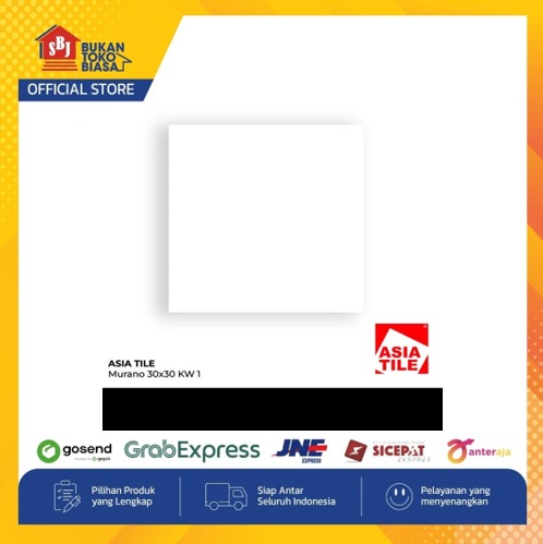 Jual Keramik Lantai Asia Tile Murano 30x30 Quality1 Putih Polos Di ...
