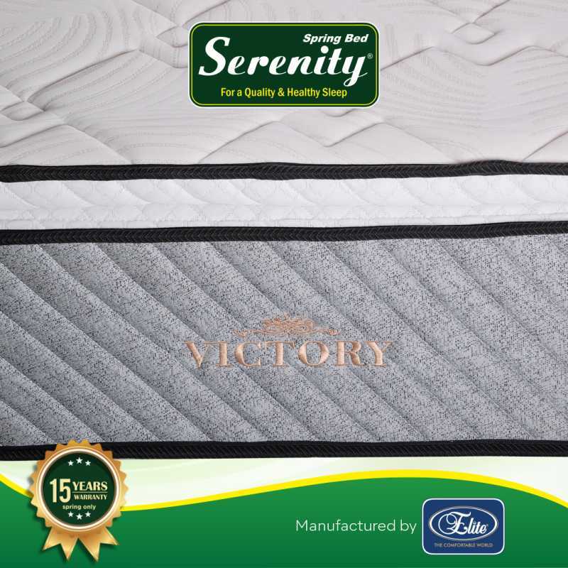 Promo Serenity Springbed Kasur Victory With Plush Top New Edition By ...