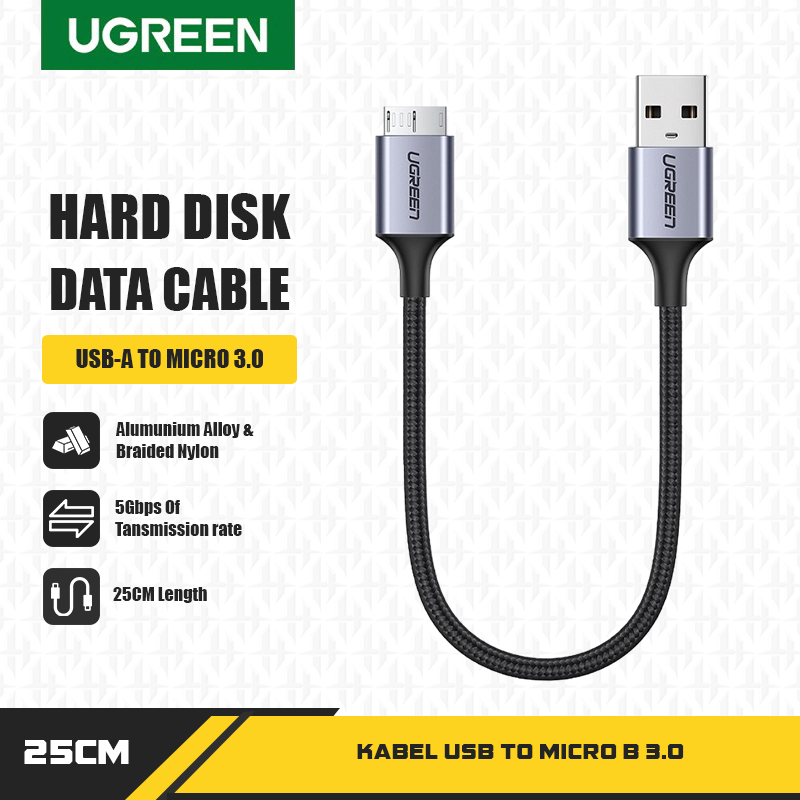 Jual Ugreen 20117 Kabel Data Hdd Harddisk External Usb To Micro Usb B 3 ...