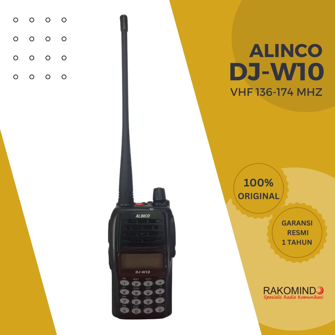 Jual ALINCO DJ-W10 Handy Talkie HT Original di Seller RAKOMINDO - Cempaka Putih Timur, Kota ...