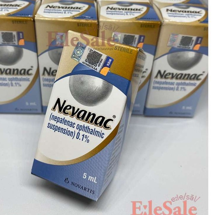 Promo Nevanac 5ml Alcon Nepafenac Ophthalmic Suspension 0.1% Import ...
