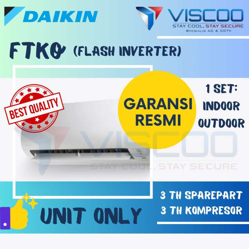 Promo Ac Split Daikin 1 Pk Ftkq25uvm4 - Flash Inverter Thailand Diskon 9% Di Seller Viscoo ...