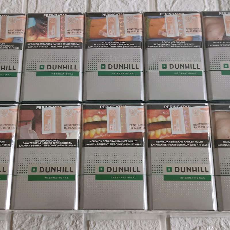 Jual Rokok Dunhill International Menthol Hijau 2o Batang Di Seller Toko ...