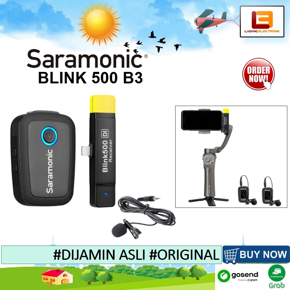 Jual Saramonic Blink 500 B3 - Microphone Original di Seller Ladang ...