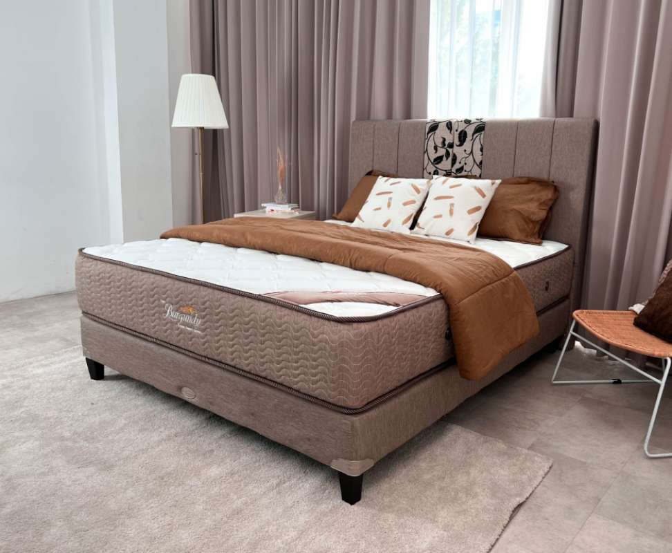 Promo American Pillo Burgundy Matras Springbed - Krem - Surabaya Diskon ...