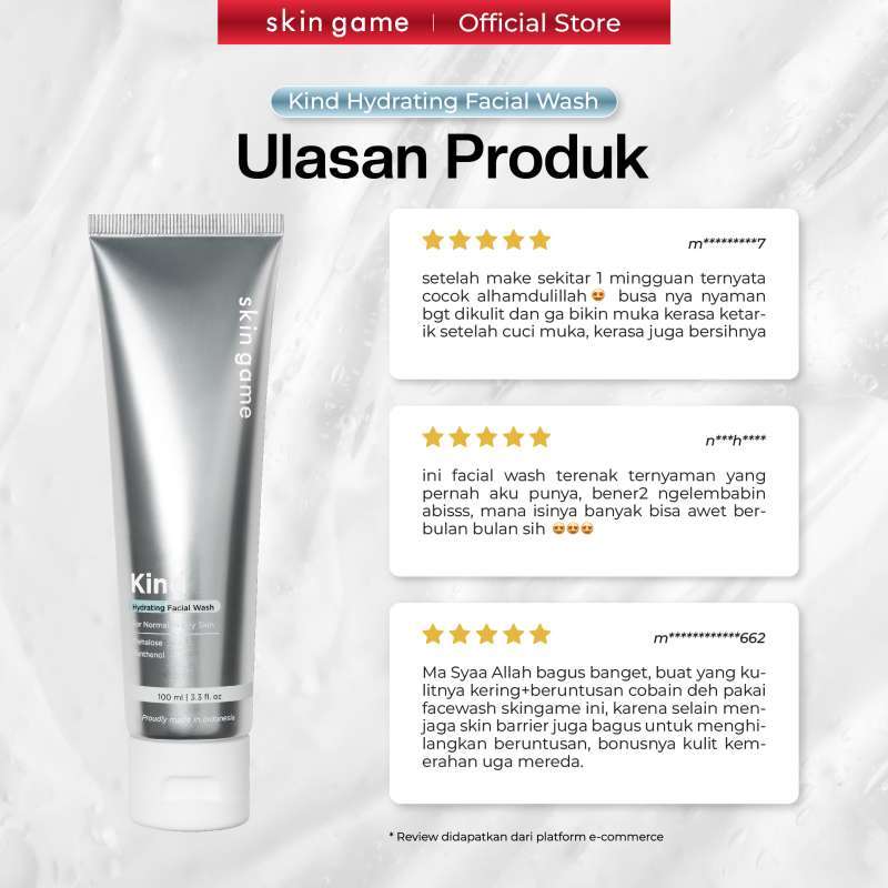 Promo Skin Game Kind Hydrating Facial Wash - Sabun Cuci Muka Low Ph ...