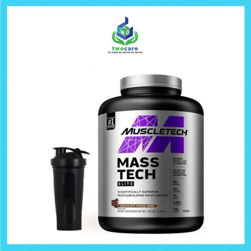 Jual Muscletech masstech 7 lb Mass Tech 7lbs - Vanila | Singlet di Seller TWOCARE Official Store ...
