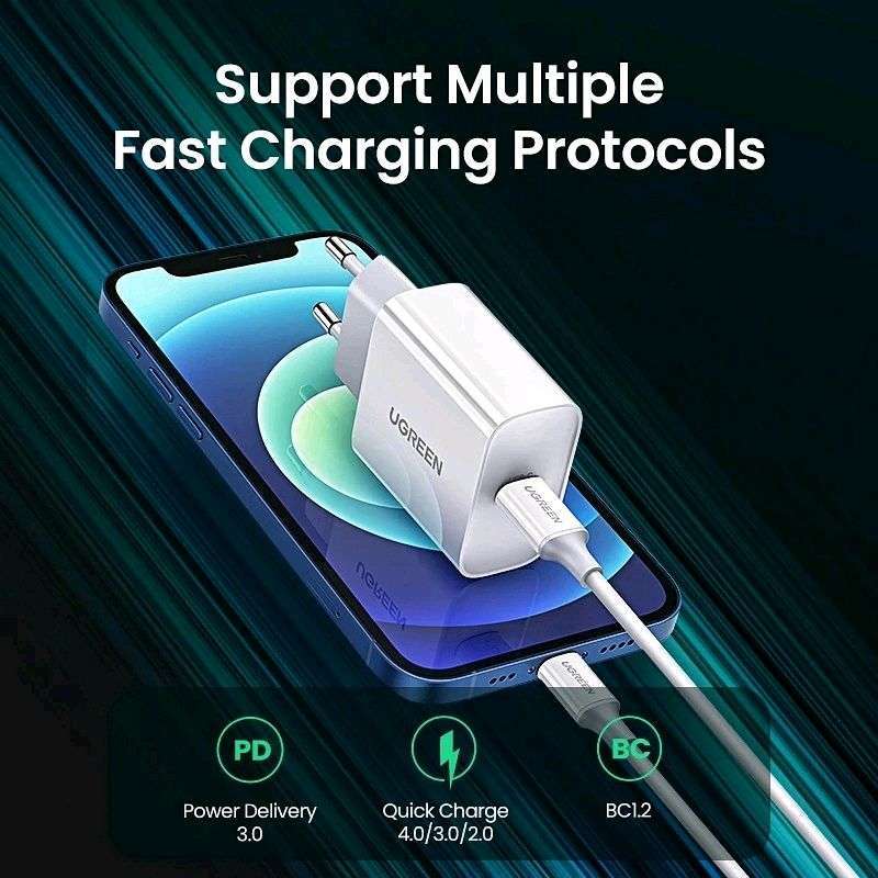 Jual Ugreen Charger Usb Type C Quick Charge With Pd3.0 Qc3.0 20w - Mini 20w Di Seller ...