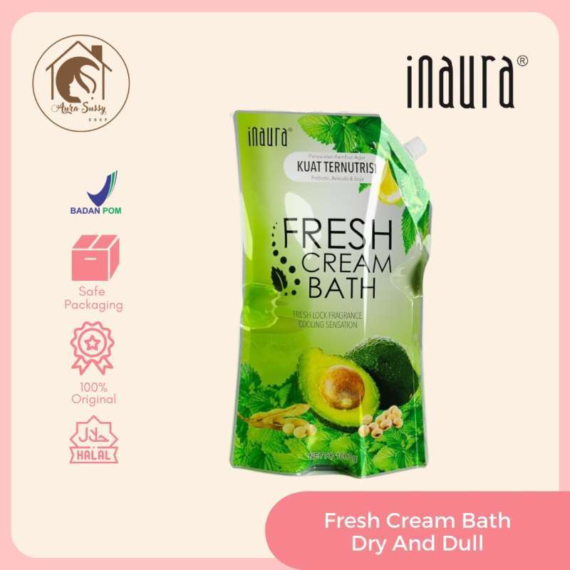 Jual Inaura Fresh Creambath Avocado & Soya Dry & Dull - 1000 Gr Di ...