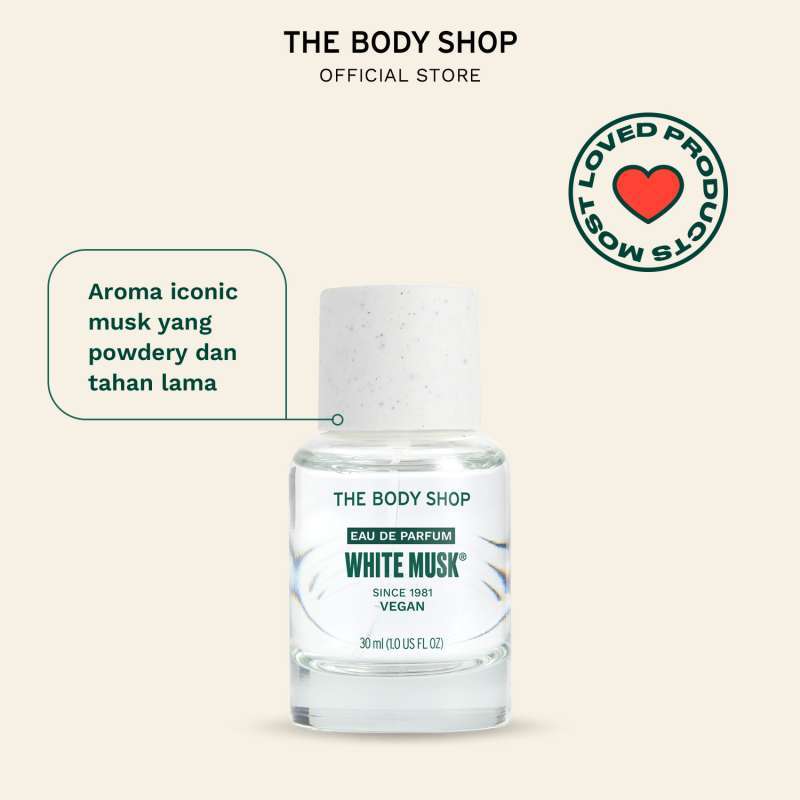 Jual The Body Shop New White Musk® Eau De Parfum 30ml Di Seller The Body Shop Official Store ...