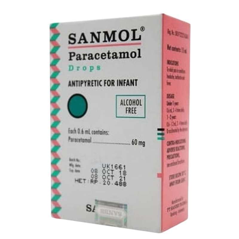 Jual Sanmol Paracetamol Drop Terbaik Juni 2026 - Harga Murah & Gratis ...