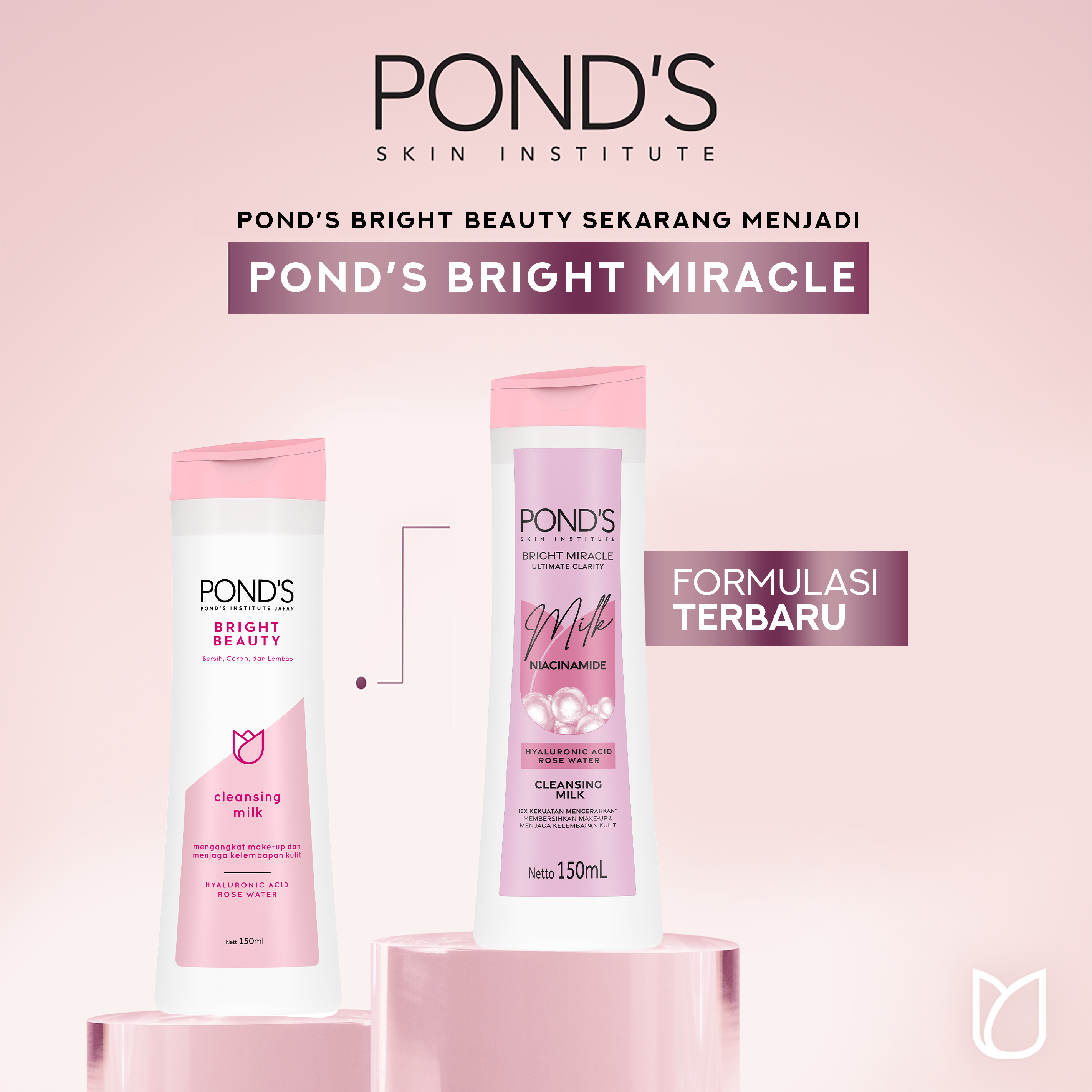 Promo [last Chance] - Pond's Bright Beauty Cleansing Milk 150ml Diskon ...