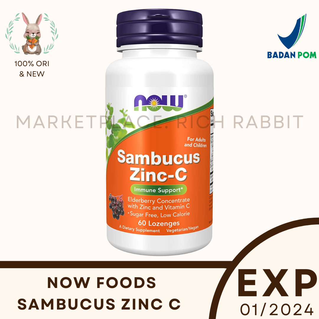 Jual Now Food Now Food Sambucus Zinc-c Vitamin Anak Immune Support Daya Tahan Tubuh Zinc C 60 ...