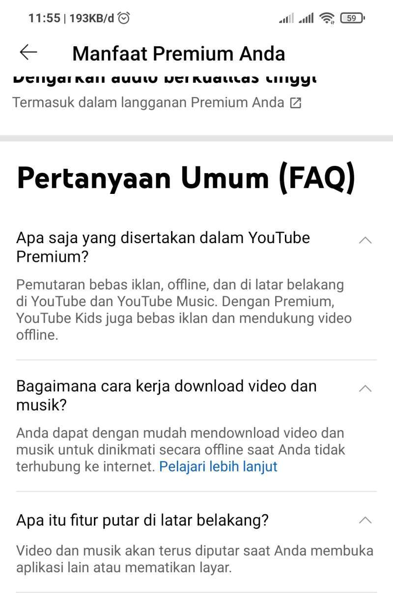 Promo Youtube Premium Original - Bisa Pakai Email Pribadi Tanpa ...