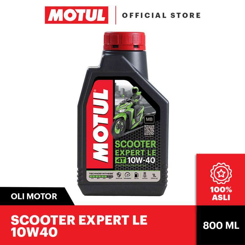 Promo Oli Motor Motul Scooter Expert Le 10w40 0.8l Diskon 5% Di Seller ...