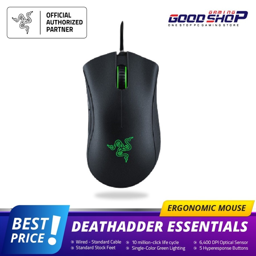 Promo Razer Deathadder Essentials - Gaming Mouse Diskon 8% di Seller ...