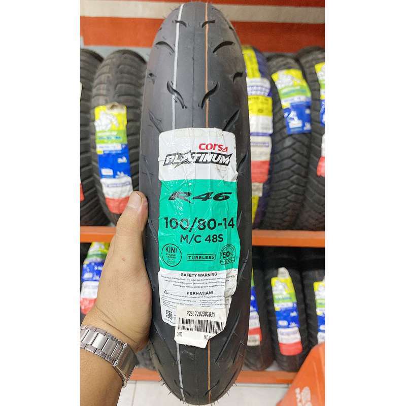 Promo Ban Soft Compound Motor Matic Corsa R46 Platinum 100/80 Ring 14 ...