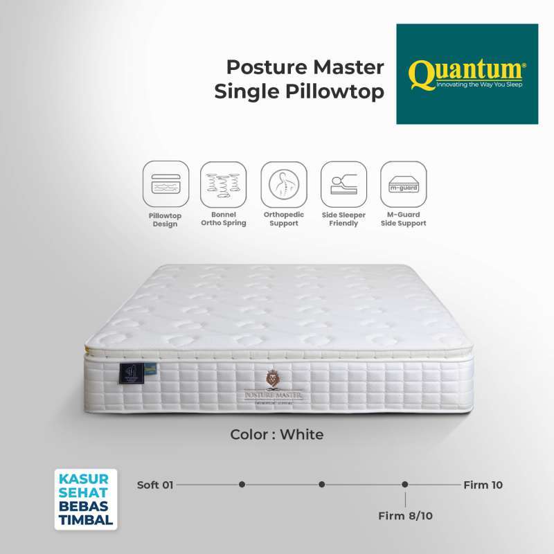 Promo Quantum Kasur Orthopedic Posture Master Single Pillowtop Diskon 40% Di Seller Quantum ...