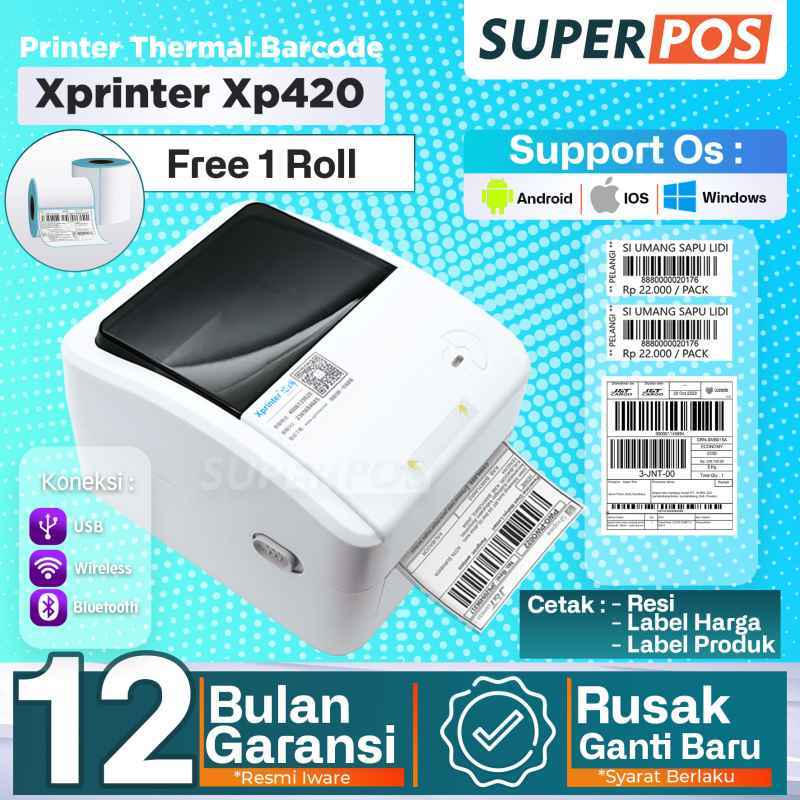 Jual Printer Barcode 420 B Original Murah - Harga Diskon Juli 2024 | Blibli