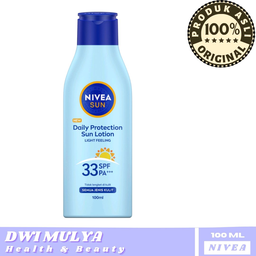 Jual NIVEA Body Lotion Daily Protection Sun SPF33 PA++ [100 ml] di ...