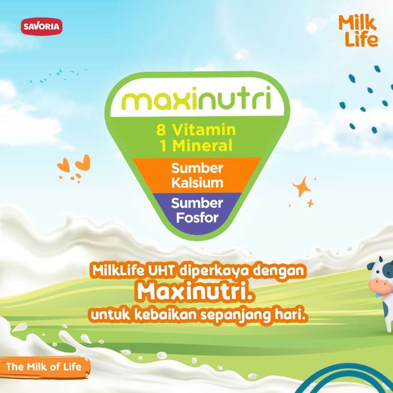 Jual Bandung - Milklife Uht Kids Creamy Vanilla Milk - Susu Rasa Vanila 115ml Di Seller Savoria ...