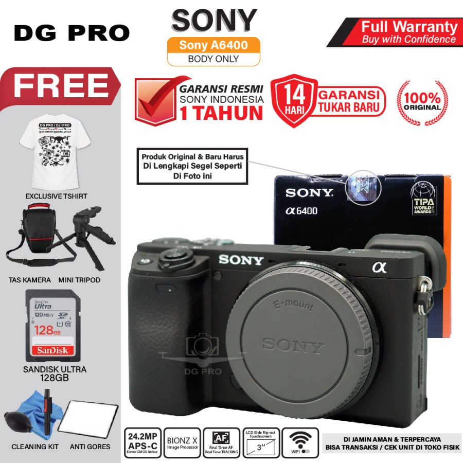 Jual Sony A6400 Body Silver Original Murah - Harga Diskon April 2024 ...