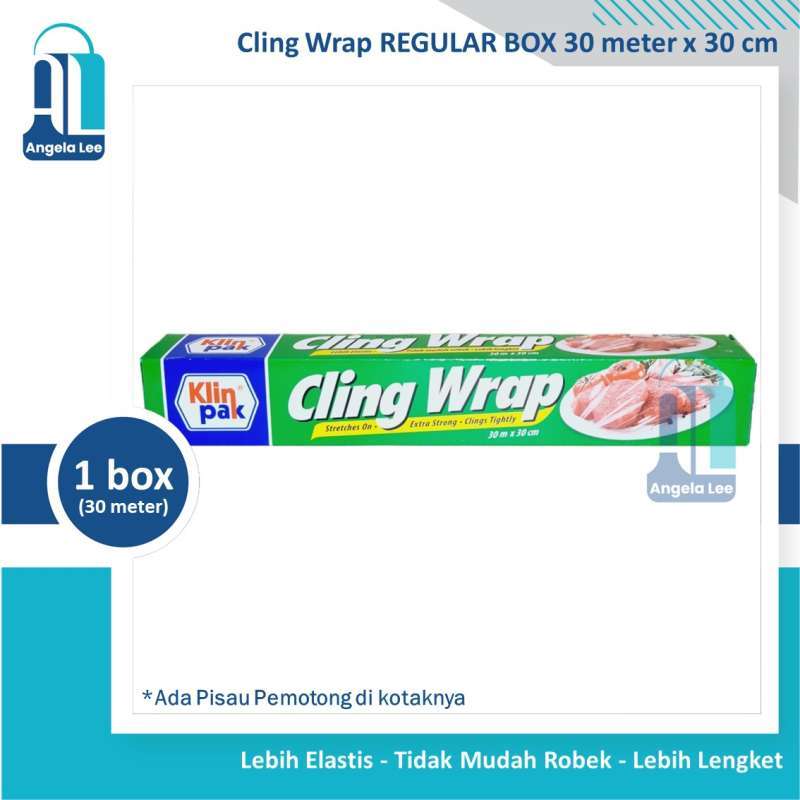 Jual Klinpak Cling Wrap Regular Box 30m X 30cm - Plastik Wrapping ...