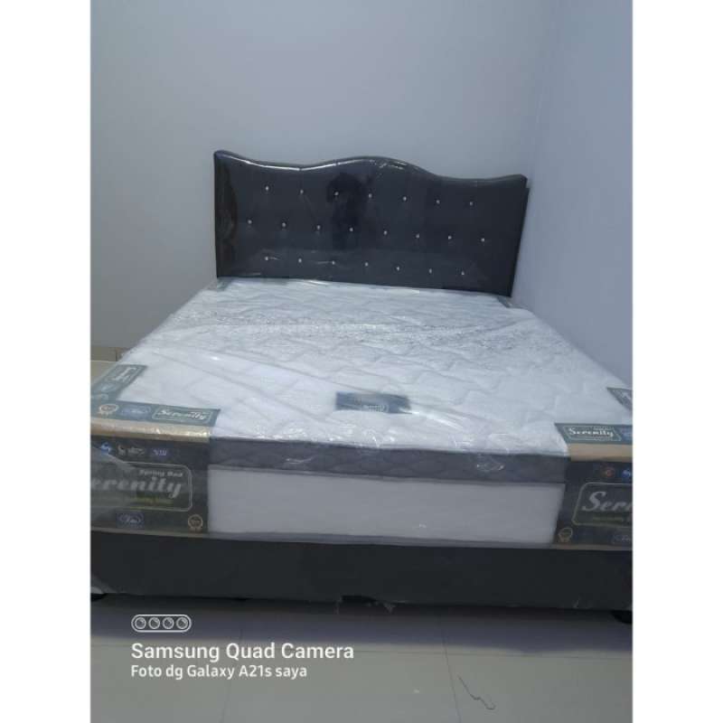 Jual Divan / Difan Ranjang Kasur Sandaran Motif Wajik Kain Oscar Di ...