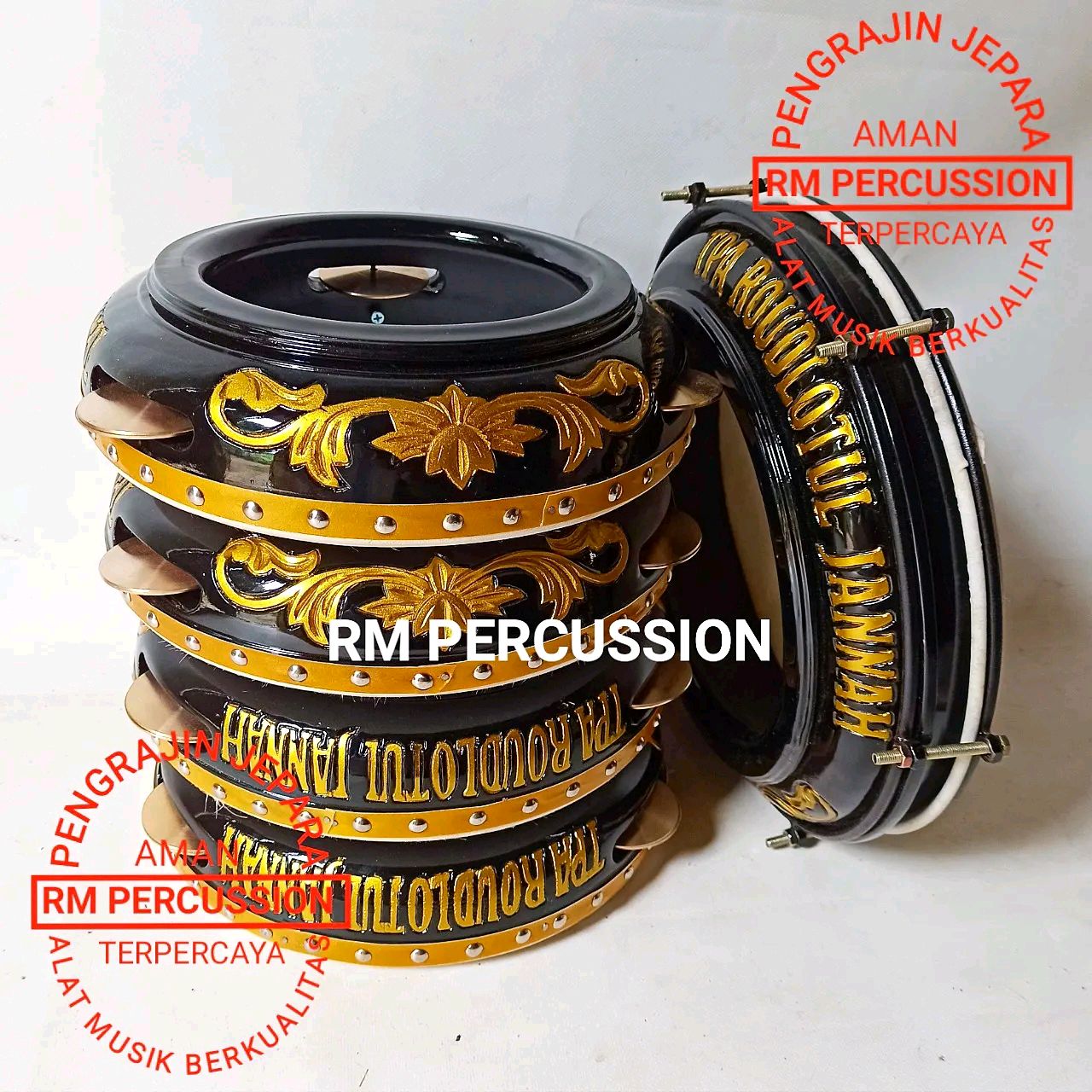 Jual Banjari 1 Set Polos Bas Rebana Hadroh Jepara Kencer Kuningan Di ...