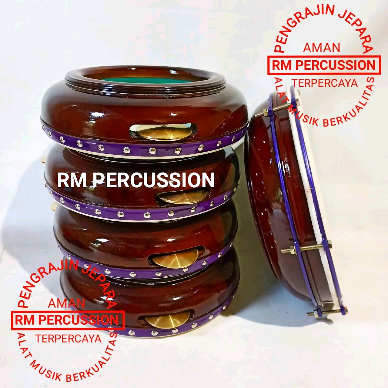 Jual Banjari 1 Set Polos Bas Rebana Hadroh Jepara Kencer Kuningan Di ...