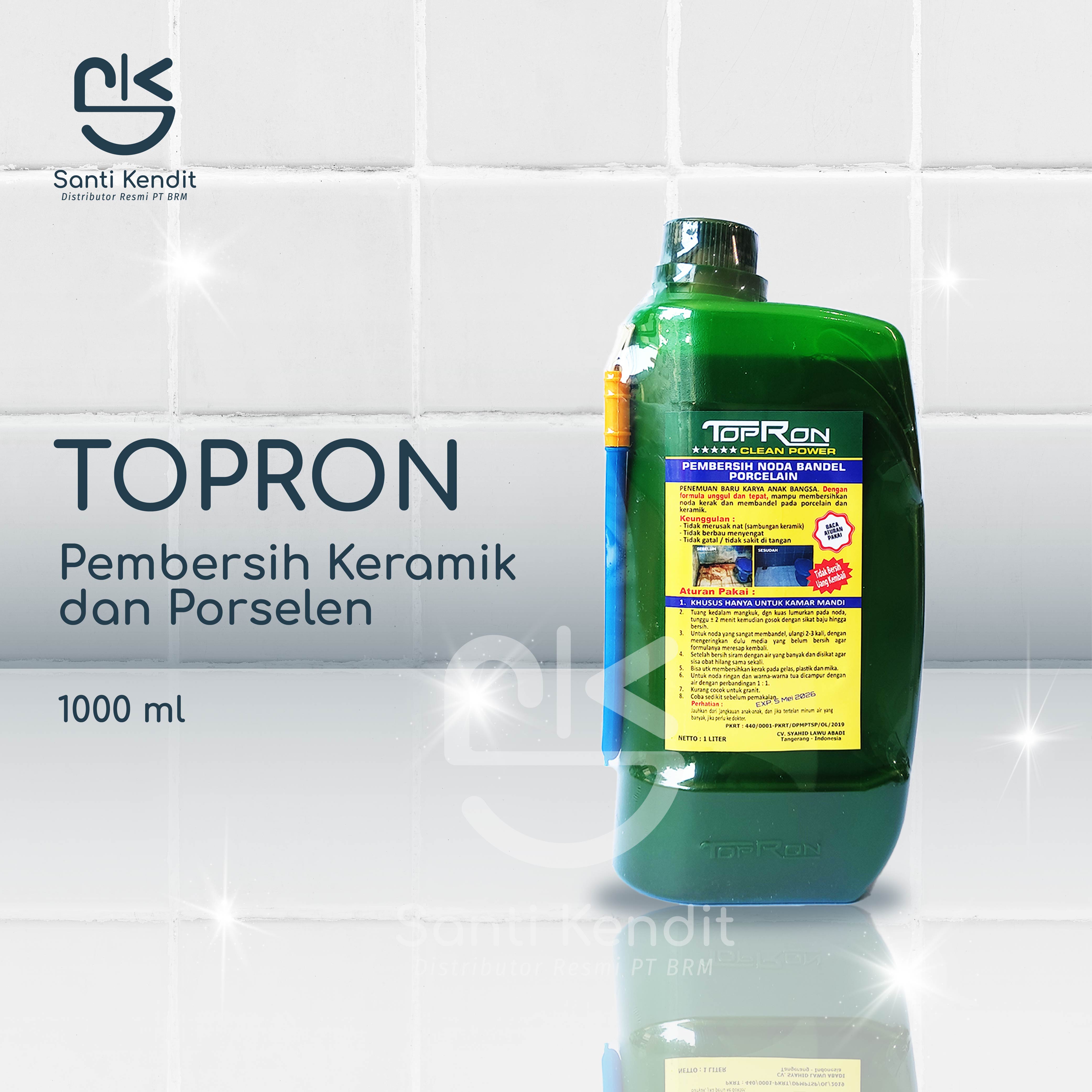 Promo Topron Pembersih Keramik Dan Proselen Diskon 7% Di Seller Santi ...