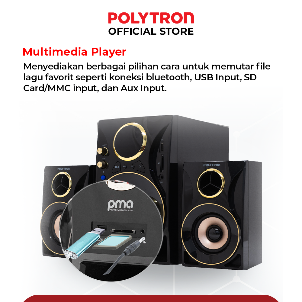 Promo Polytron Multimedia Speaker Pma 9310 /bg Diskon 6% Di Seller ...