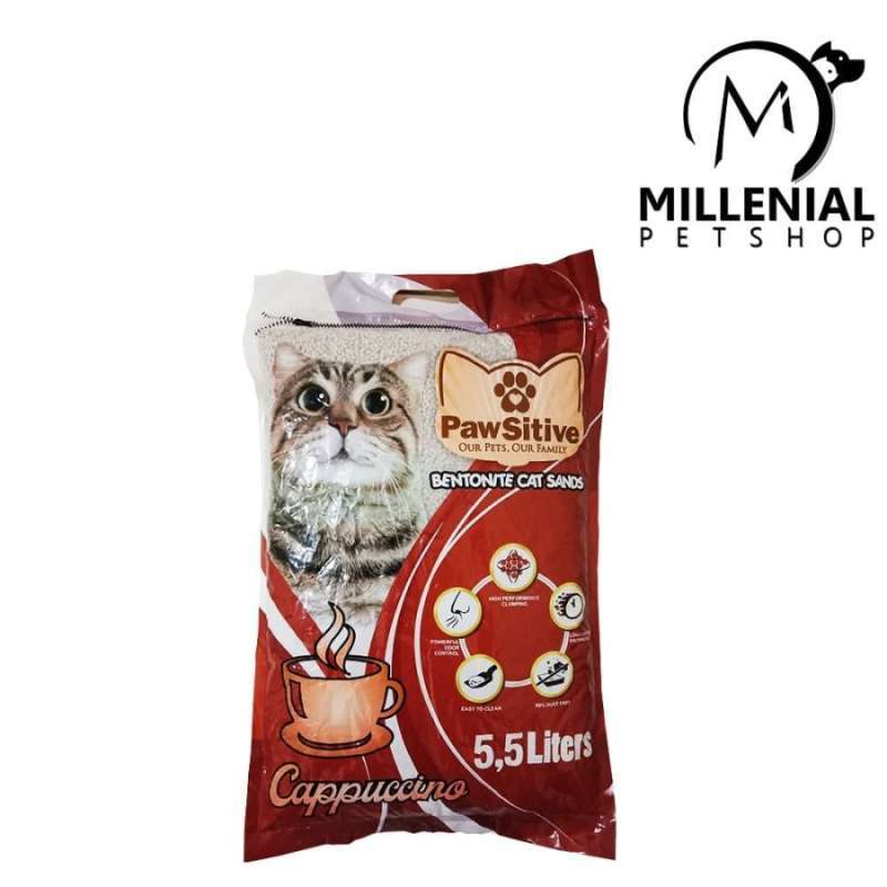 Promo Pasir Kucing Pawsitive 5.5 Liter Catsand Clumping Gumpal Wangi 5 ...