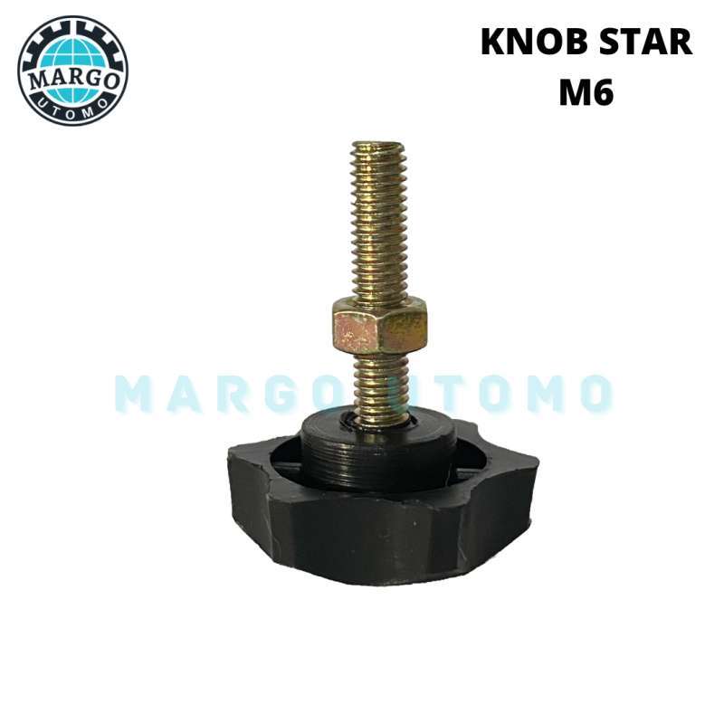 Jual Knob Star Adjuster Baut M6 T30 Dan Mur - 2 Pcs Di Seller Margo ...