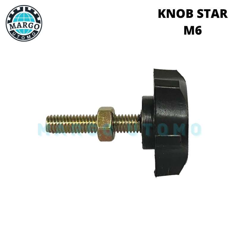 Jual Knob Star Adjuster Baut M6 T30 Dan Mur - 2 Pcs Di Seller Margo ...