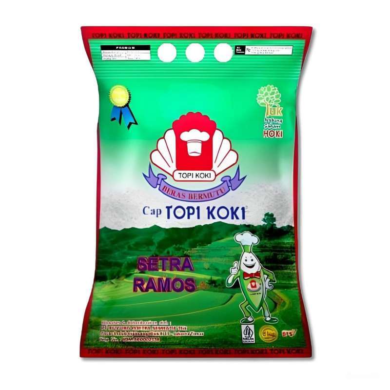 Jual Cap Topi Koki Beras Setra Ramos 5 Kg Di Seller Farmers Market ...
