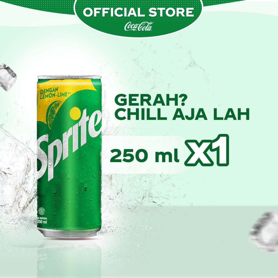 Promo Sprite Slim Can Minuman Ringan [250 Ml] Diskon 6% Di Seller Coca ...