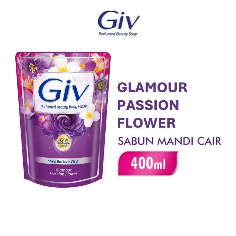 Promo Giv Body Shower Ungu Pouch 400 Ml Diskon 31% Di Seller Wings ...