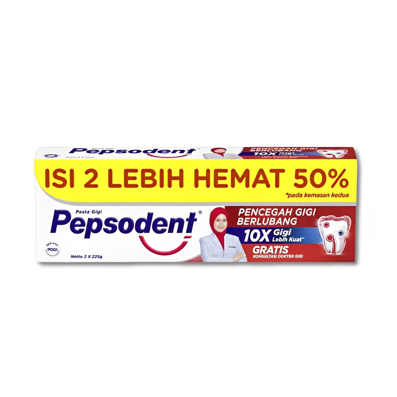 Promo Pepsodent Toothpaste White Prm [2x225 Gr] Diskon 20% Di Seller ...