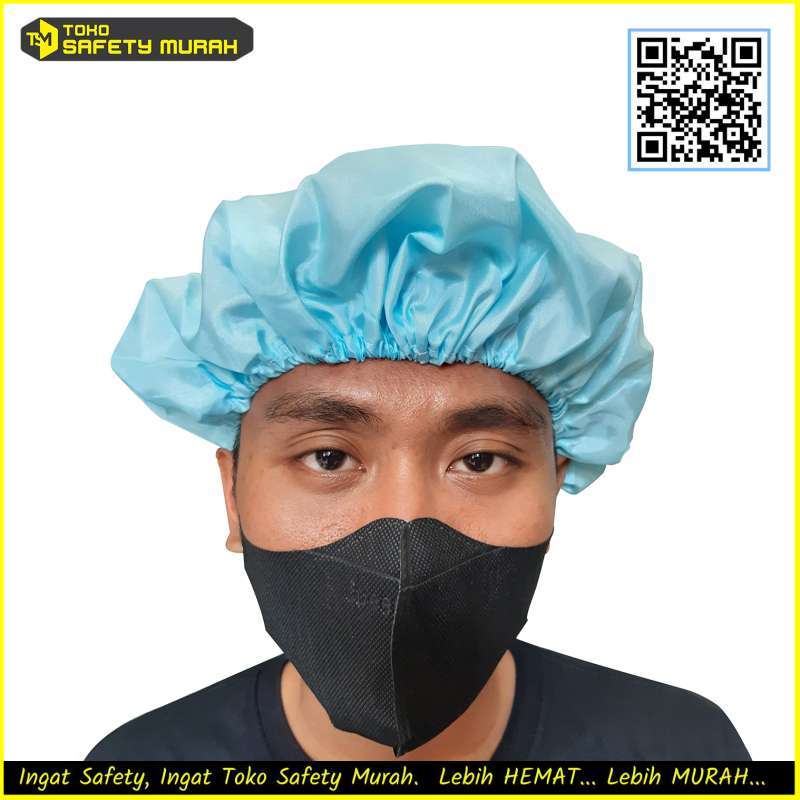 Jual Mobcap Mob Cap Penutup Kepala Bisa Dicuci Haircap Hairnet Hair Net ...