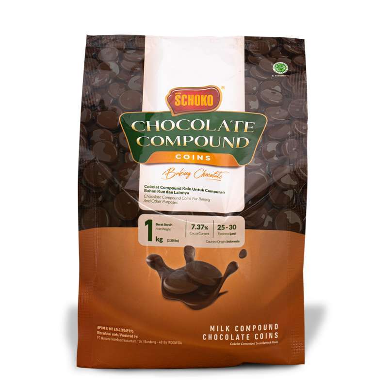 Promo SCHOKO Milk Compound Chocolate Coin - 1 Kg / Coklat Bentuk Koin ...