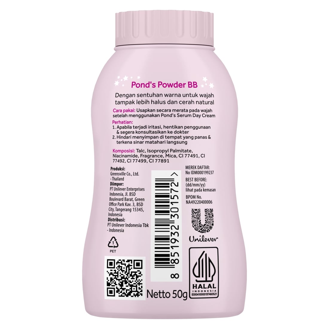 Promo Pond's Bright Miracle Ultimate Clarity Bb Powder 50g Diskon 10% ...