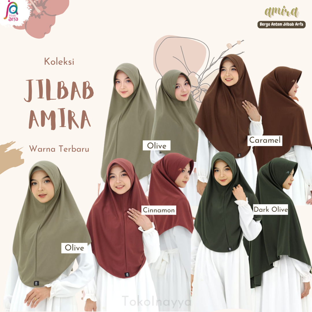 Promo Bergo Amira - Jilbab Antem - Hijab Instant - Jilbab Afra - L ...