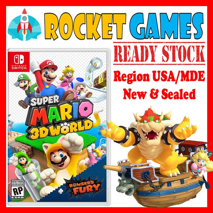 Jual Rocket Games - Nintendo Switch Super Mario 3D World + Bowser's ...