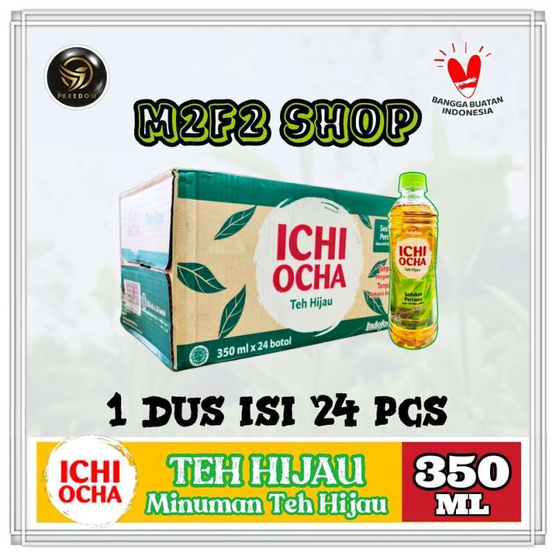 Jual ICHI OCHA Minuman Teh Hijau | Green Tea Botol Plastik Pet - 350 ml ...