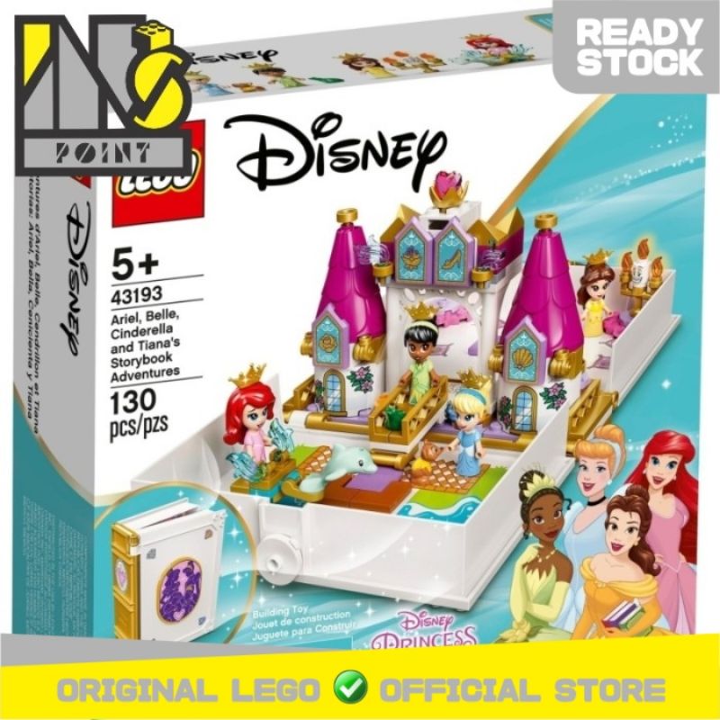 Jual LEGO 43193 - Disney - Ariel, Belle, Cinderella and Tiana's ...