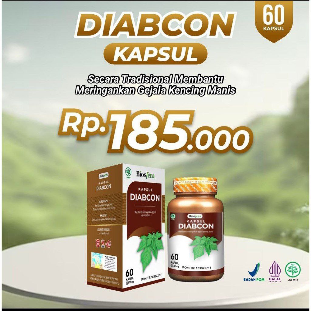 Jual Diabcon Asli Obat Herbal Pemurun Gula Darah Diabetes Melitus Di ...