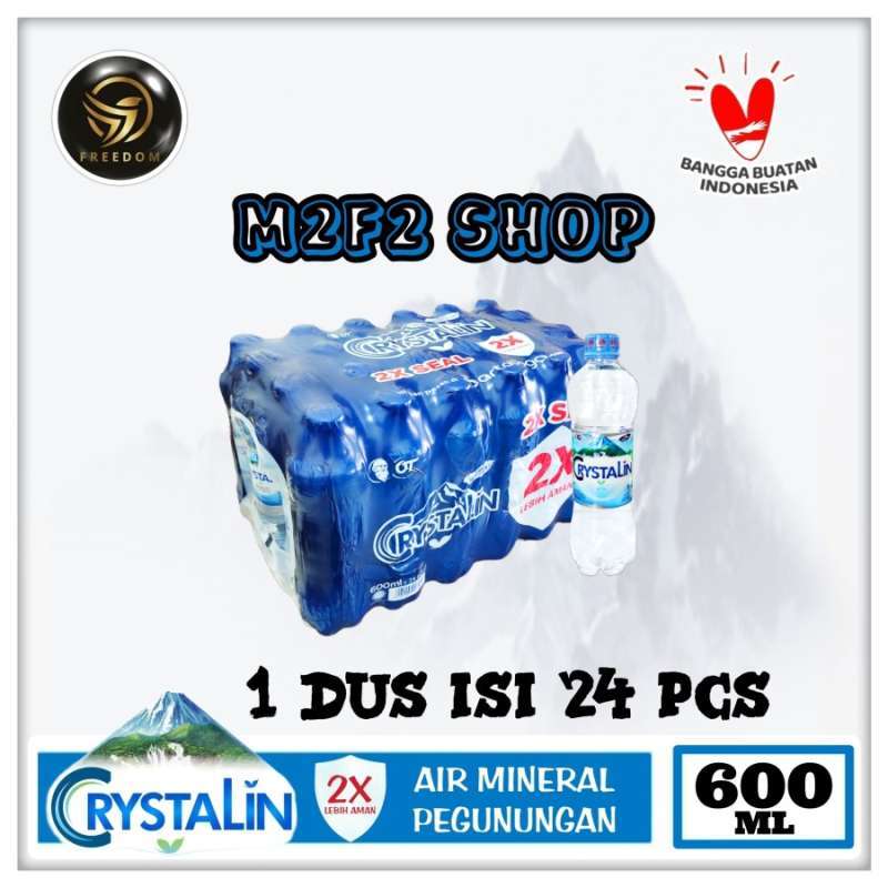 Promo Air Mineral Crystalline | Crystalin pH8+ Botol Tanggung Plastik ...