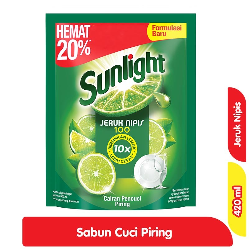 Jual Sunlight Sabun Cuci Piring Jeruk Nipis Refill 420 Ml Di Seller Alfamart Official Store - Ks ...